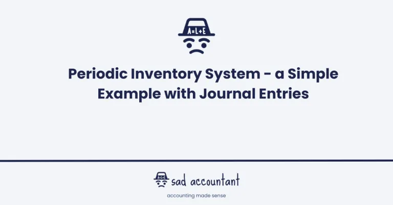 Inventory - Sad Accountant
